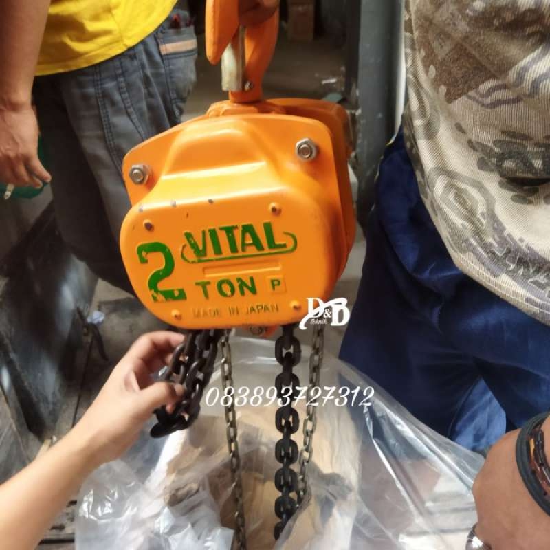 Jual Chain Block 2 Ton X 15 Meter Vital Takel Manual Vp5 Made In Japan ...