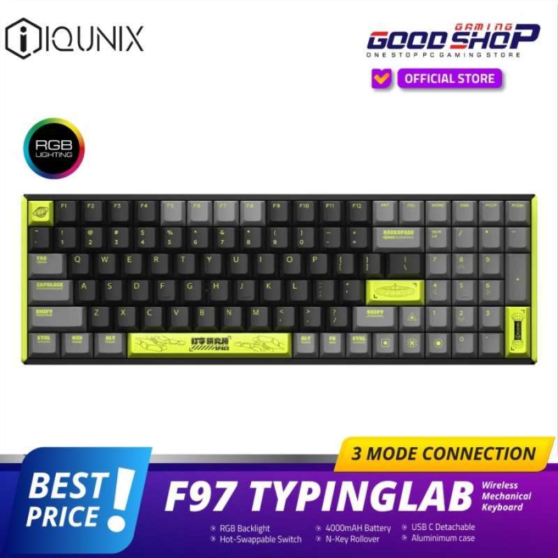 Promo IQUNIX F97 Typinglab Wireless Mechanical Keyboard Diskon 23% di Seller Exodia - Halim ...
