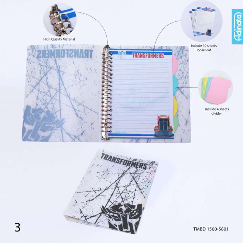 Jual Adinata Transformers Binder M Tempat File Di Seller Adinata ...