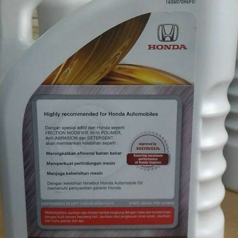 Jual Oli Honda E-pro Gold 0w-20 4liter Original Ðÿ’¯ Scan Barcode Di ...