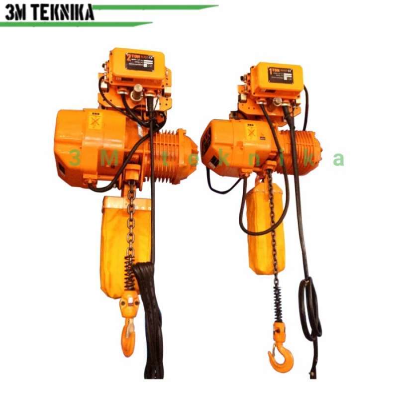 Promo Katrol Listrik Electric Chain Hoist 2 Ton 6 M + Electric Trolley ...