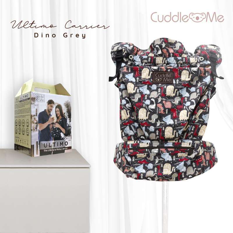Jual Cuddleme Ultimo Carrier Gendongan Bayi 4 Posisi - Dino Grey Di ...