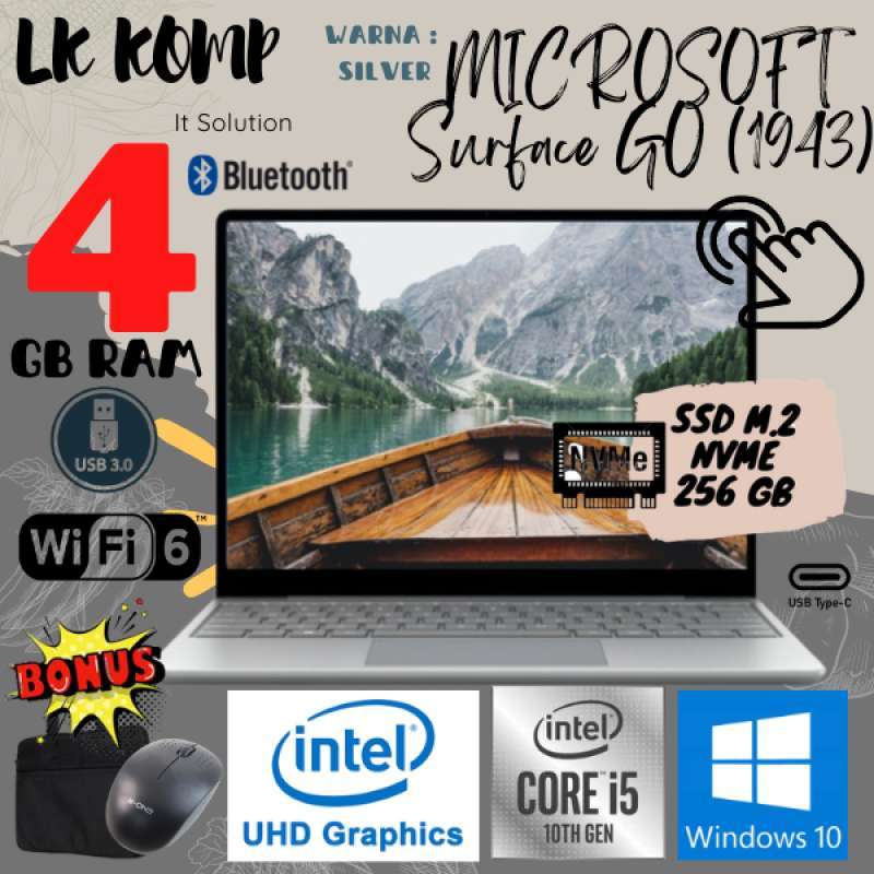 Promo Microsoft Surface Laptop GO (1943) Core™ i5-1035G1and 256GB SSD ...