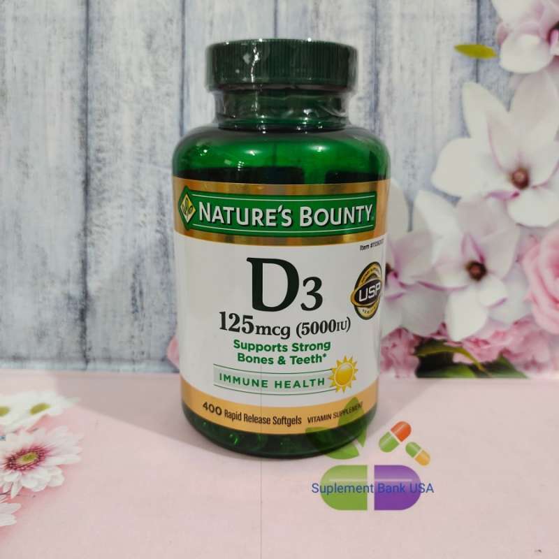 Promo (ORIGINAL) Vitamin D3 125mcg 5000 iu supports strong bones ...