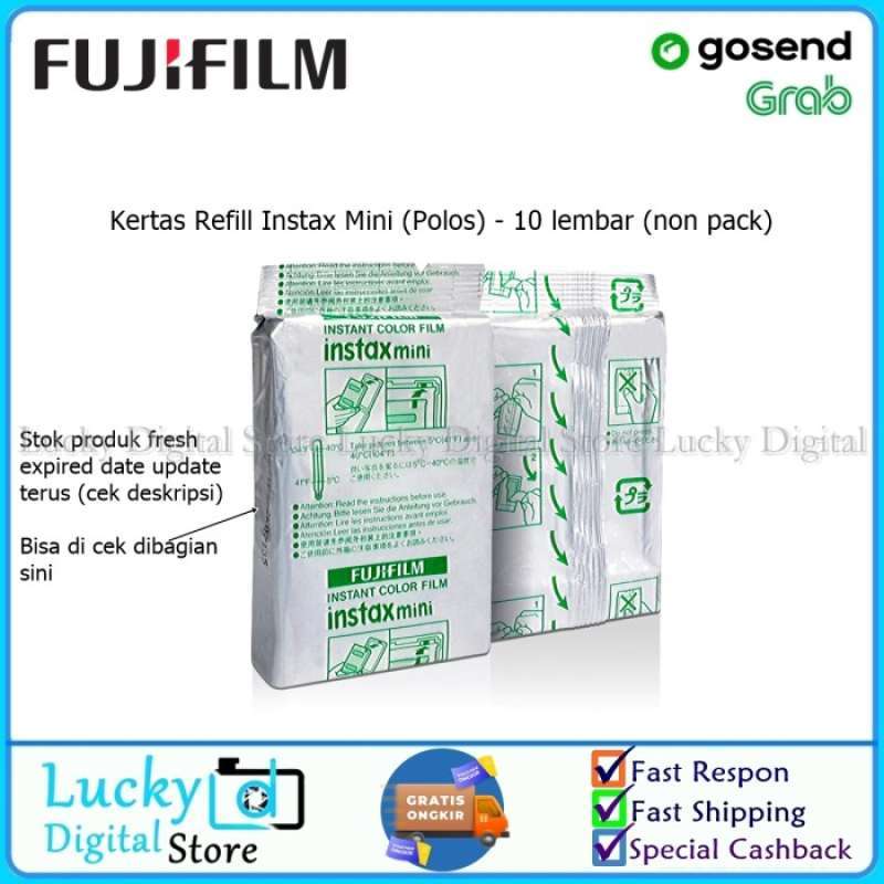 Promo Kertas Refill Instax Mini (10 Lembar) Untuk Instaxmini 7/8/9/25 ...