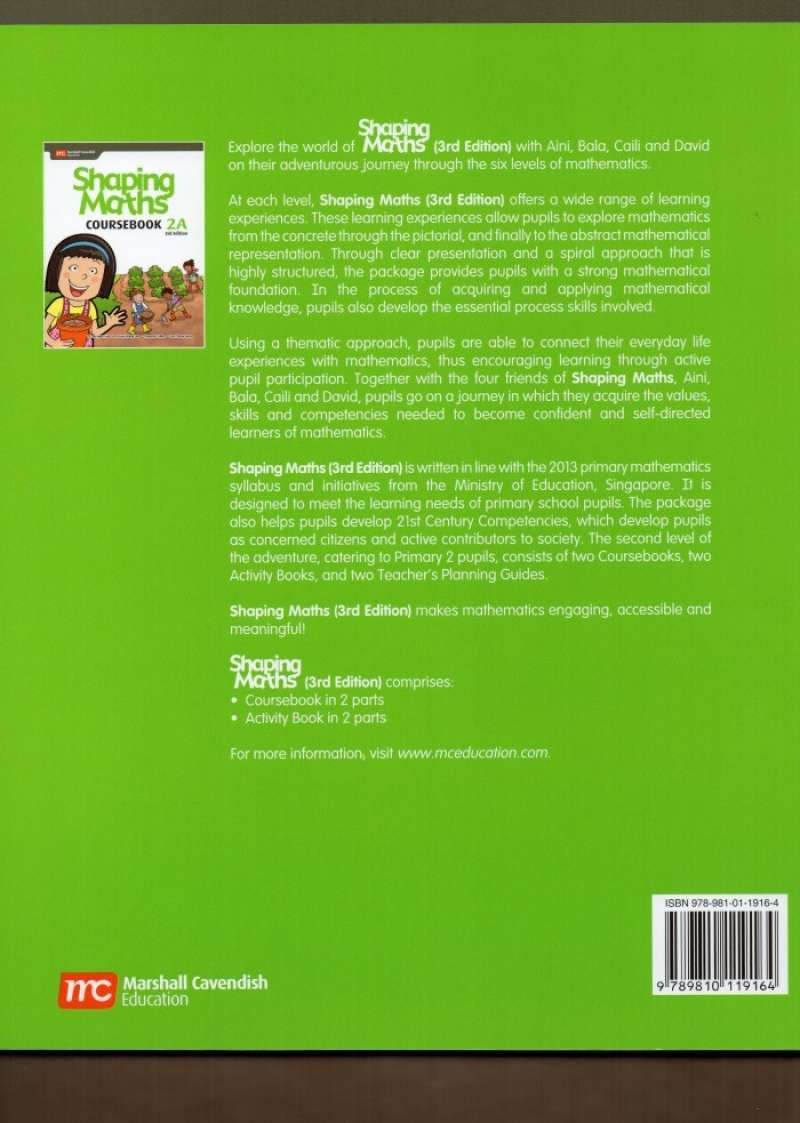 Jual Buku Impor MCE Shaping Maths Coursebook 2A di Seller Bane Store ...
