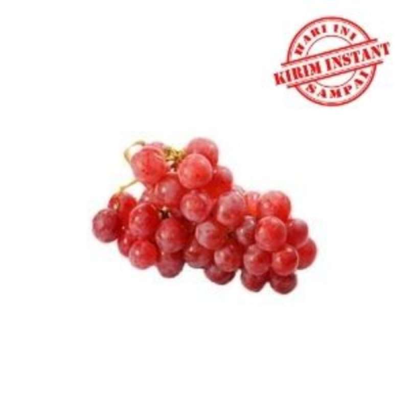 Promo Rumah Sayur Express Anggur Merah Import [500 G] Diskon 7% Di ...