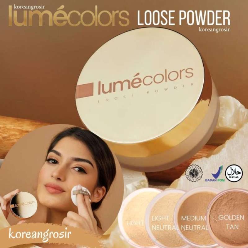 Promo LOOSE POWDER LUMECOLORS Pore Blurring Effect With Oil Control ...