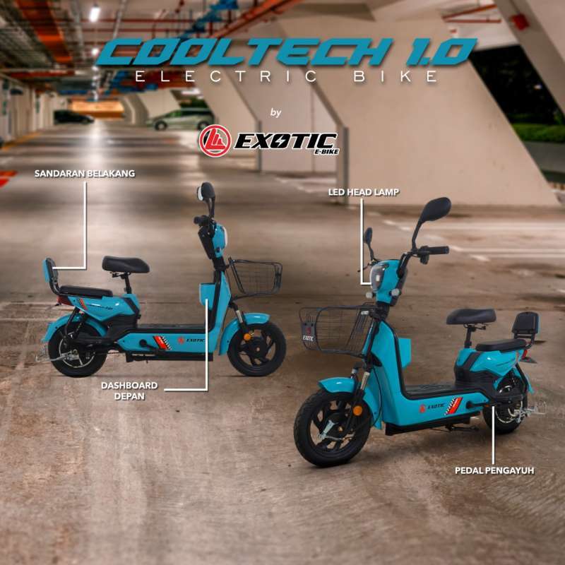 Promo Sepeda Listrik Exotic Cooltech 1.0 E-Bike Diskon 4% di Seller ...