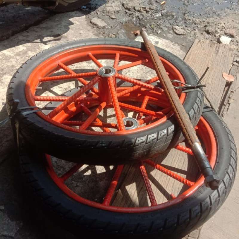 Promo roda gerobak palang 6kecil/ban roda gerobak/roda kastor/trolley ...