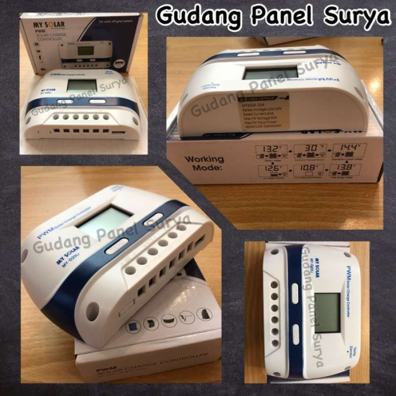 Promo Solar Charge Controller 20a Scc Pwm My Solar Mysolar My-d20li 12v ... Promo Solar Charge Controller 20a Scc Pwm My Solar Mysolar My-d20li 12v ...