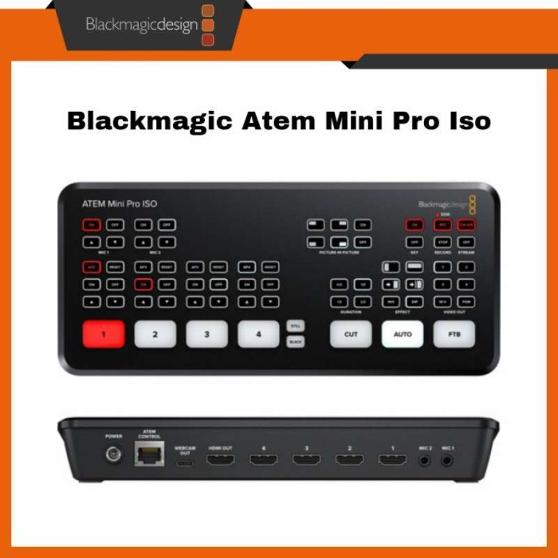 Jual Blackmagic Atem Mini Pro Iso - Hdmi Live Stream Switcher di Seller ...