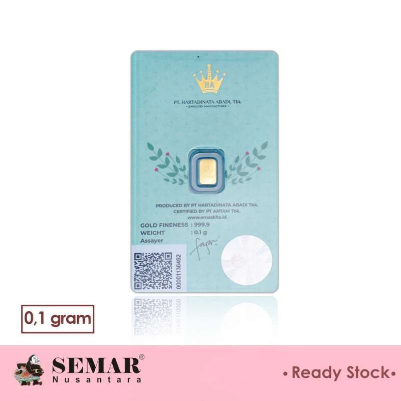 Jual Logam Mulia Antam Micro Gold Wedding Series Emas Batangan Semar ...