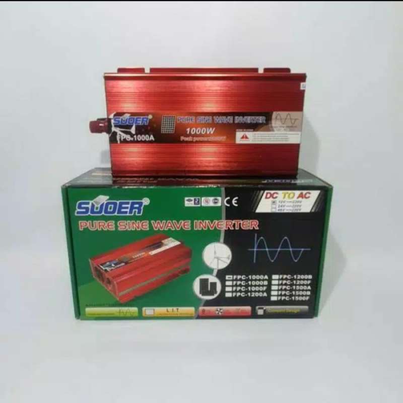 Promo Suoer Pure Sine Wave Inverter 1000 Watt Psw Inverter 1000w Diskon 23% Di Seller Alice Jaya ...