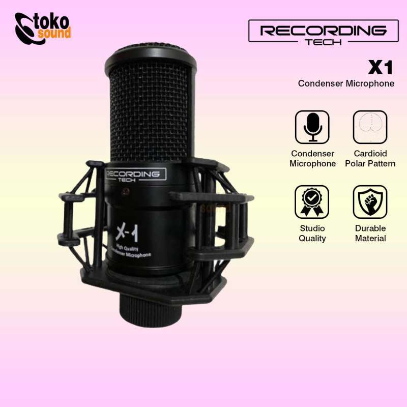 Jual Recording Tech X1 - Condenser Microphone - Rt X1 Pro Di Seller ...