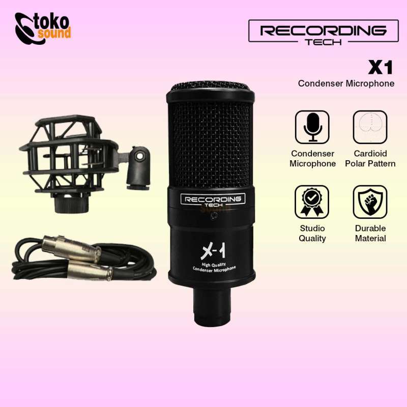 Jual Recording Tech X1 - Condenser Microphone - Rt X1 Pro Di Seller ...