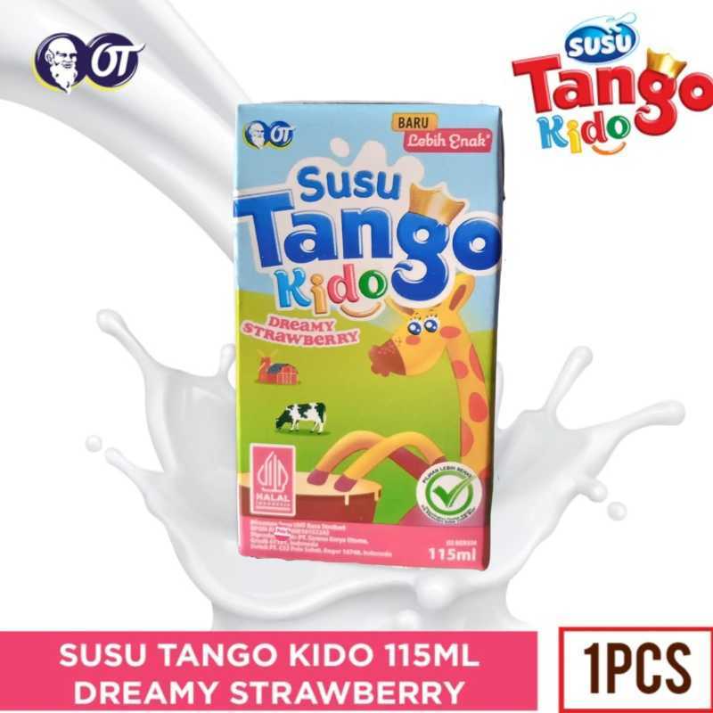 Jual Tango Kido Susu Uht Kotak 115ml Rasa Dreamy Strawberry 1 Dus Isi ...