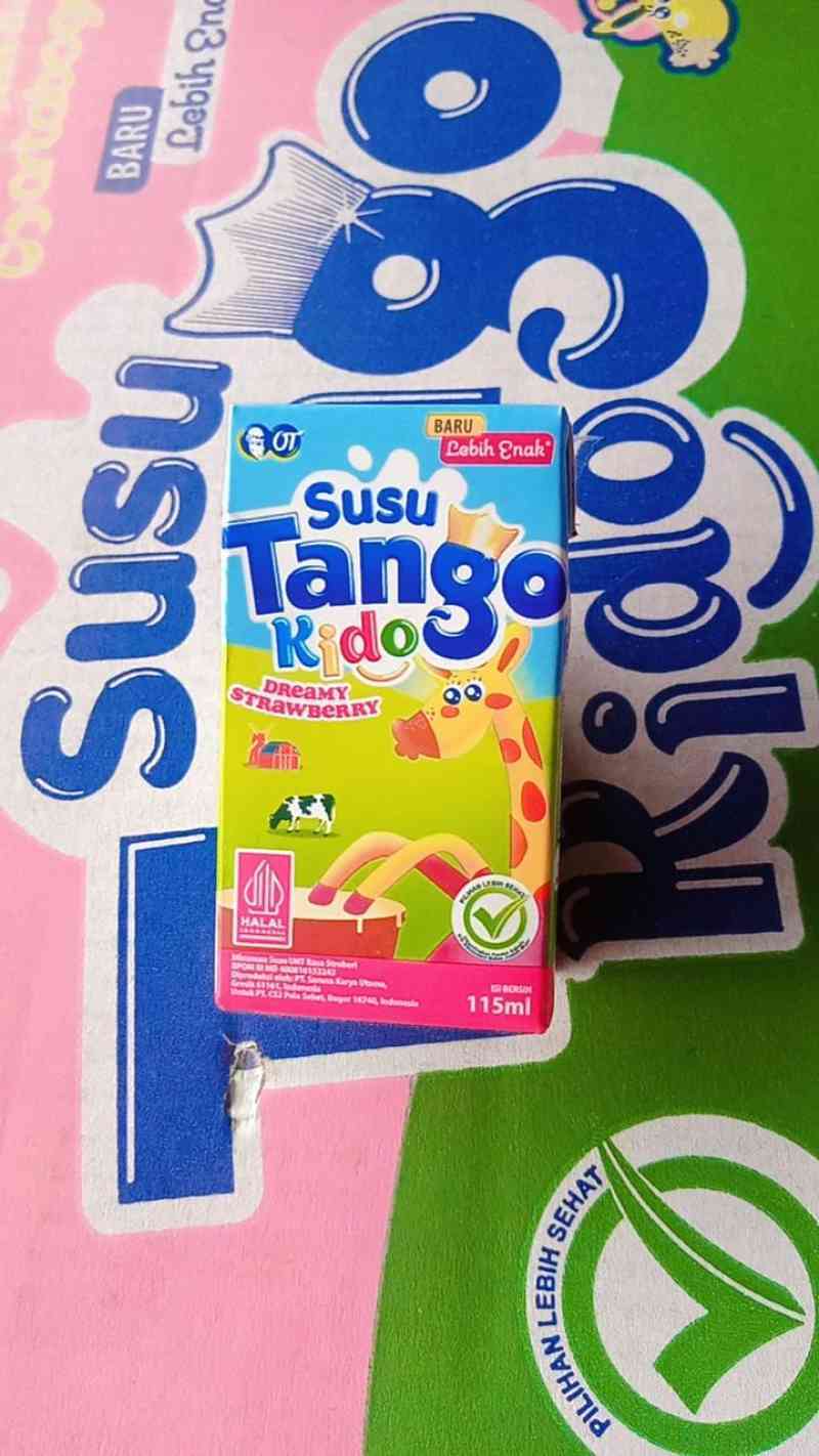Jual Tango Kido Susu Uht Kotak 115ml Rasa Dreamy Strawberry 1 Dus Isi ...