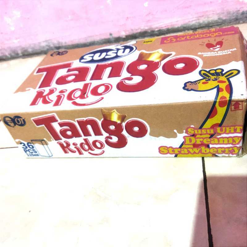 Jual Tango Kido Susu Uht Kotak 115ml Rasa Dreamy Strawberry 1 Dus Isi ...