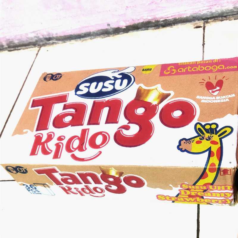 Jual Tango Kido Susu Uht Kotak 115ml Rasa Dreamy Strawberry 1 Dus Isi ...