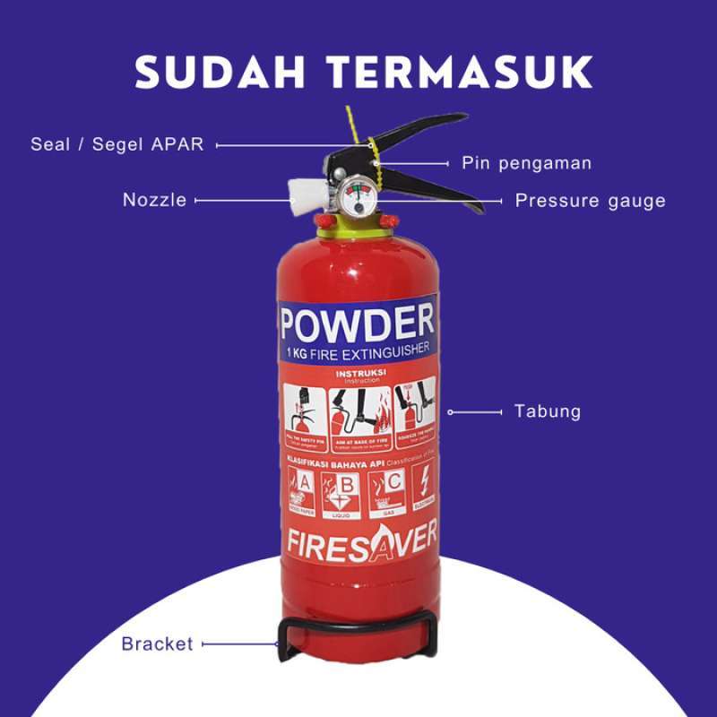 Jual Apar 1kg Abc Dry Powder / Alat Pemadam Api Ringan / Fire ...