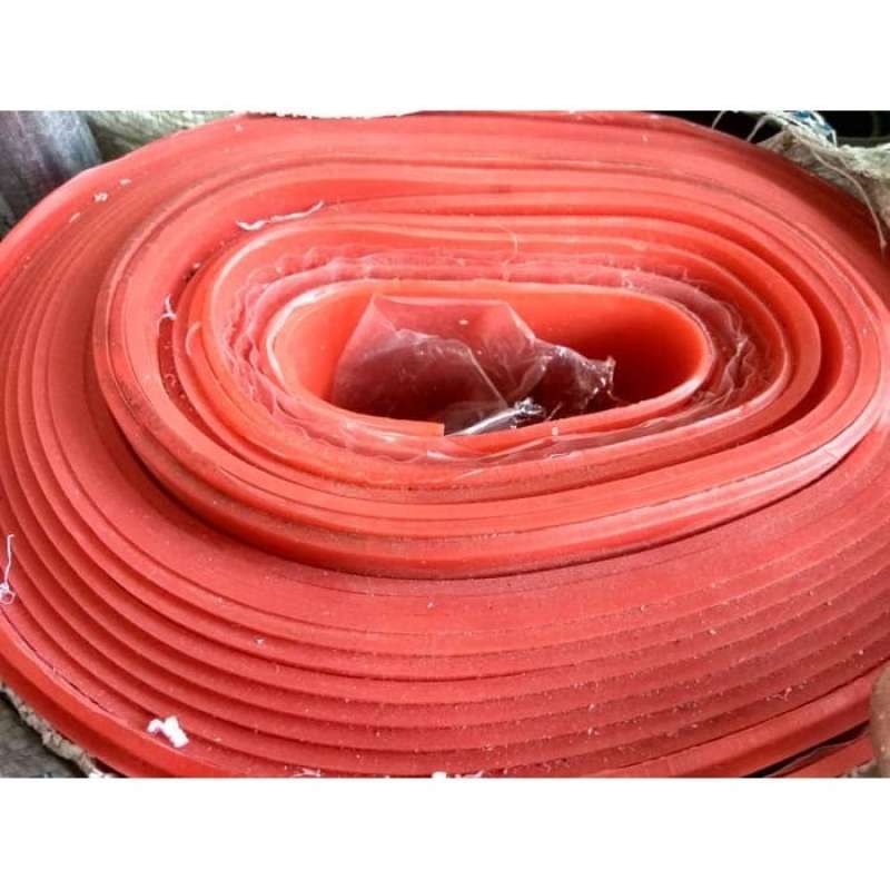 Promo Red Silicone Rubber Sheet / Karet Silikon Merah 2mm X 1mtr X 1mtr ...