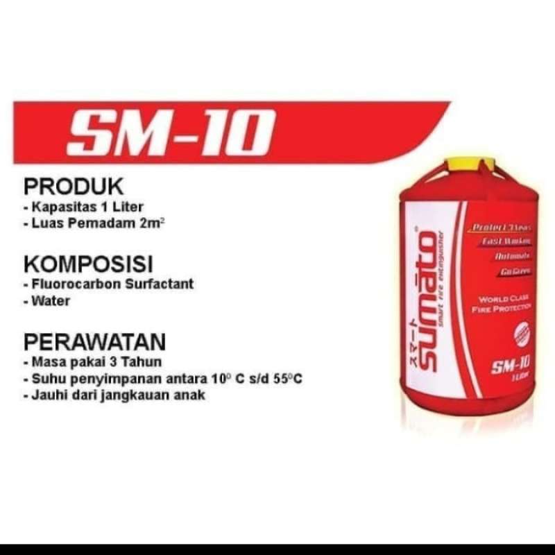 Promo SUMATO SM-10 ORIGINAL ALAT PEMADAM API OTOMATIS RACUN API Diskon ...