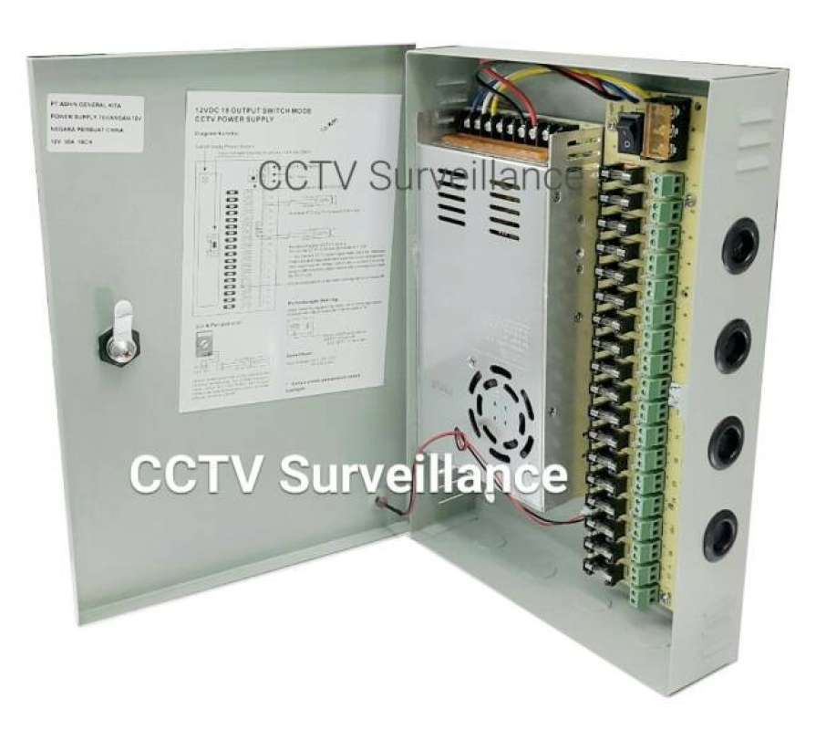 Promo CCTV Power Supply Panel Box 12V-30A Diskon 23% di Seller Alazka ...