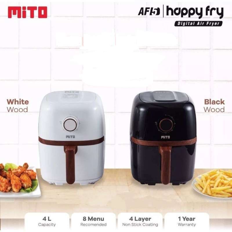 Jual Mito Digital Air Fryer Wood Series AF5 4 Liter di Seller Hiro ...