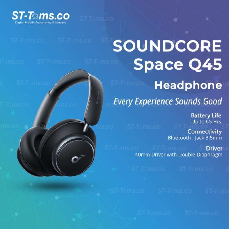 Jual Anker Soundcore Space Q45 Anc Headphones Ldac App Control - A3040 ...