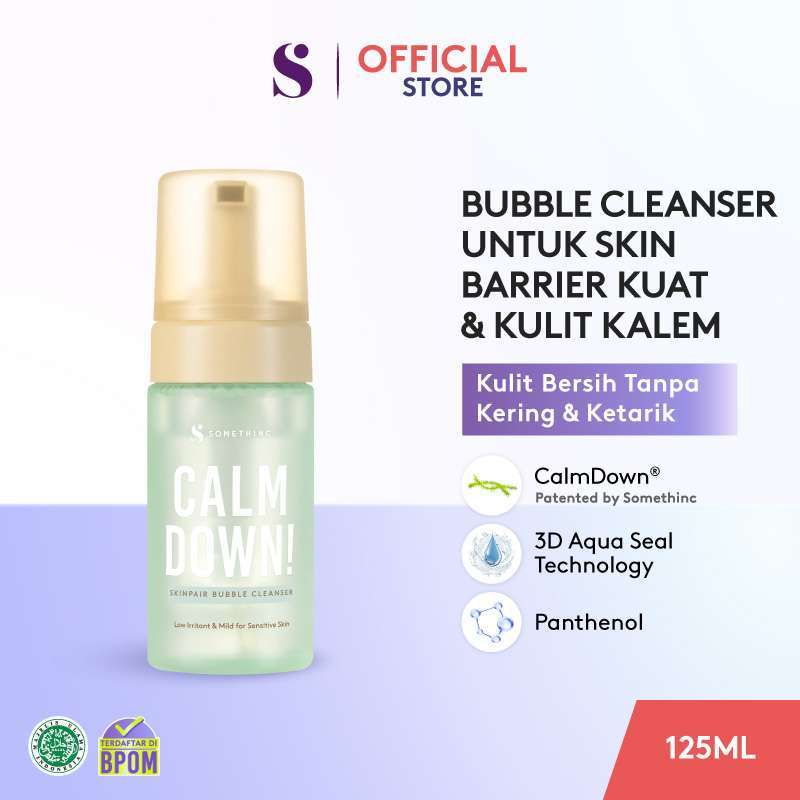 Promo SOMETHINC Calm Down Skinpair Bubble Cleanser Diskon 9% di Seller Somethinc Official Store ...