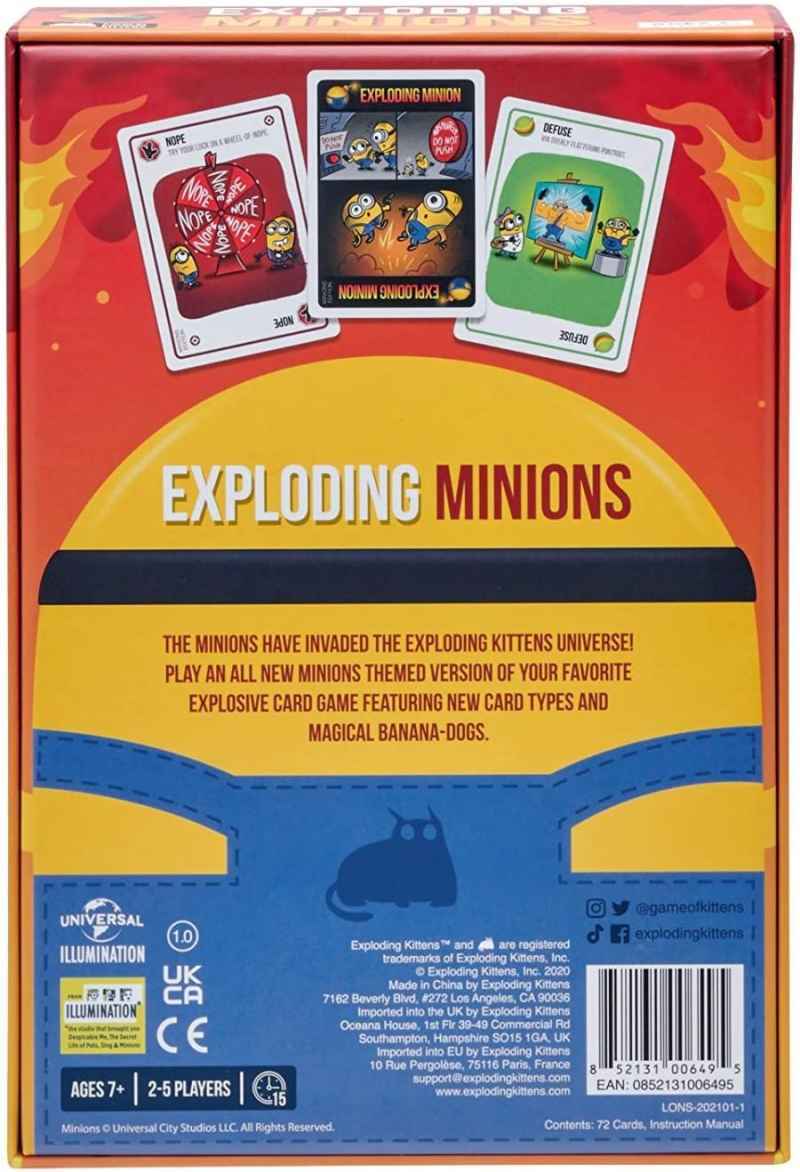 Promo Exploding Minions Card Game Diskon 3% Di Seller Mekuya Games ...