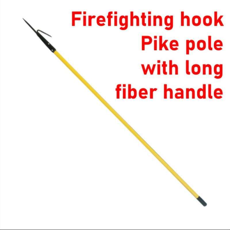 Promo Firefighting hook PIKE POLE with long fiber handle Fire fighting ...