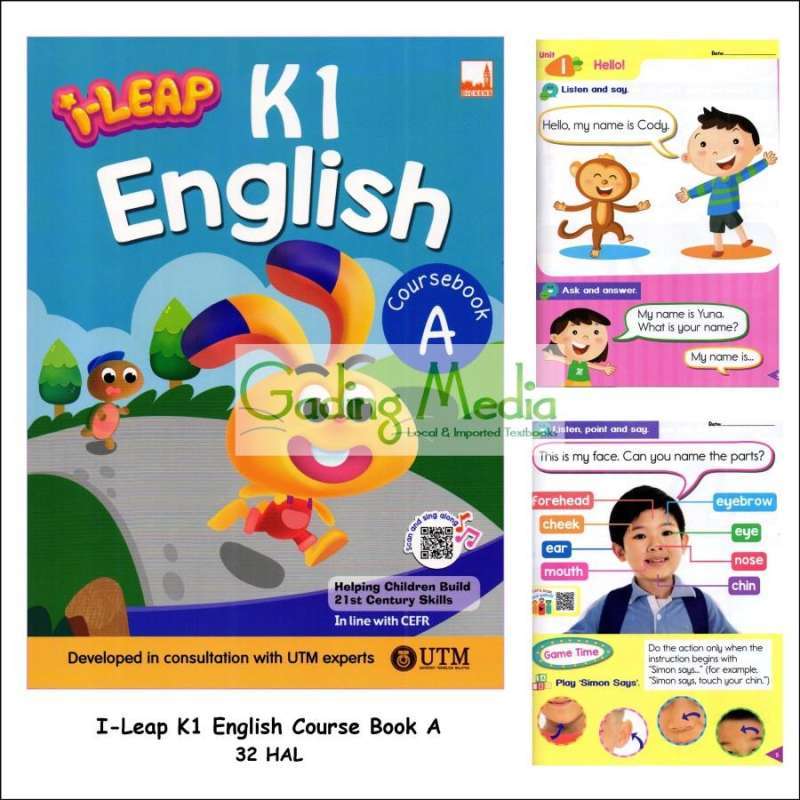 Jual I-LEAP KINDERGARTEN COURSEBOOK / ACTIVITYBOOK K1 - K2 - K2 Coursebook A English di Seller ...