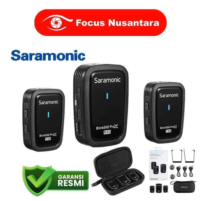 Promo Focus Nusantara - Saramonic Blink 500 Pro X Q20 Txq+txq+rxq ...