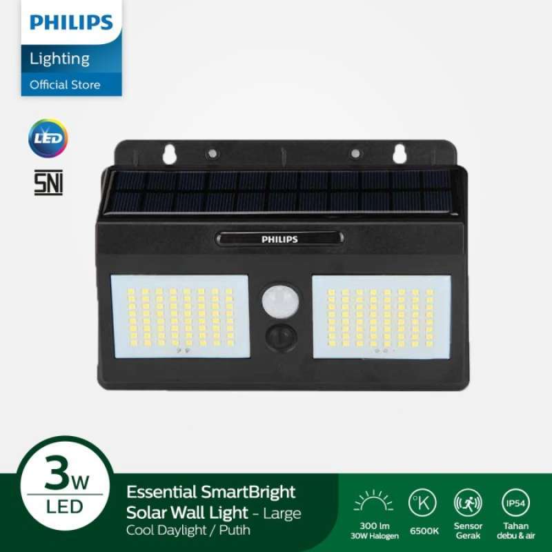 Promo Philips Essential Smartbright Solar Wall Light Large Diskon 31% ...