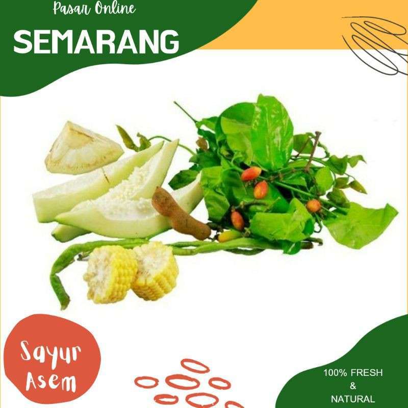 Jual Paket Sayur Sayuran Asem Segar Fresh /Belanja Murah /Praktis ...