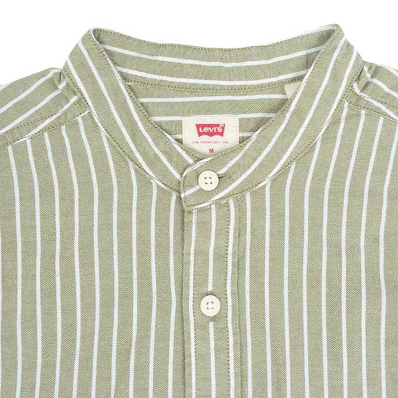 Jual Levi's Men's Short Sleeve Banded Collar Shirt (69891-0013) - M Di ...