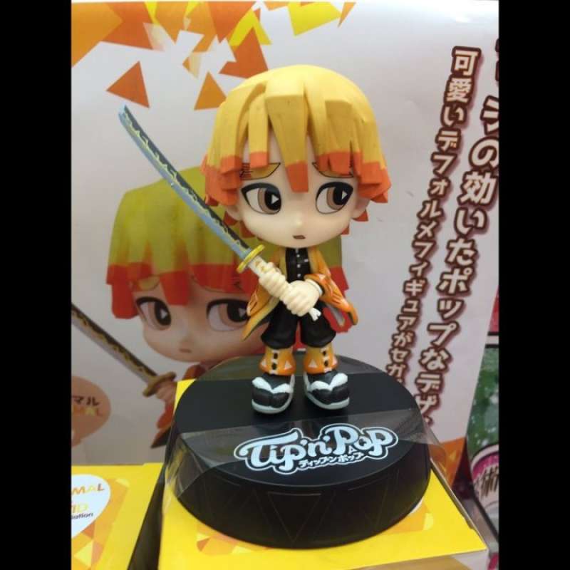 Jual Premium Figure Tip n Pop Agatsuma Zenitsu - Kimetsu no Yaiba (12cm ...