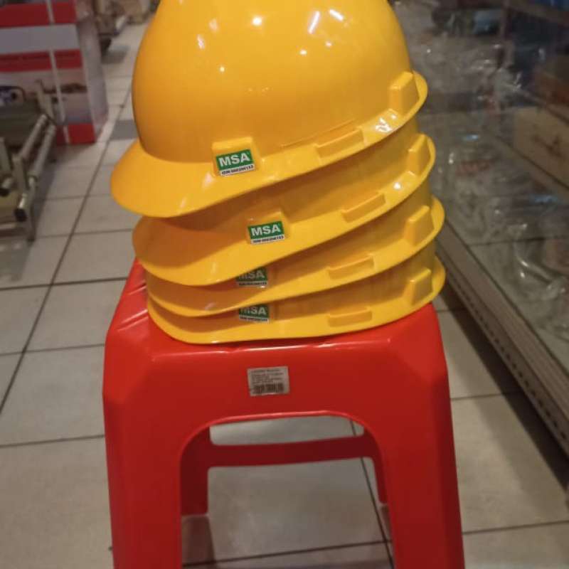 Jual Safety Proyek Helm Msa Lokal /helm Msa Lokal Warna Kuning Di ...