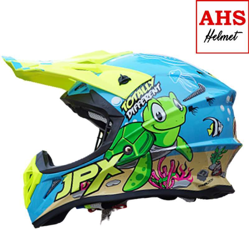 Jual ( PROMO ) Helm Cross Jpx Cross Motif Original Helm Trail Jpx Cross ...