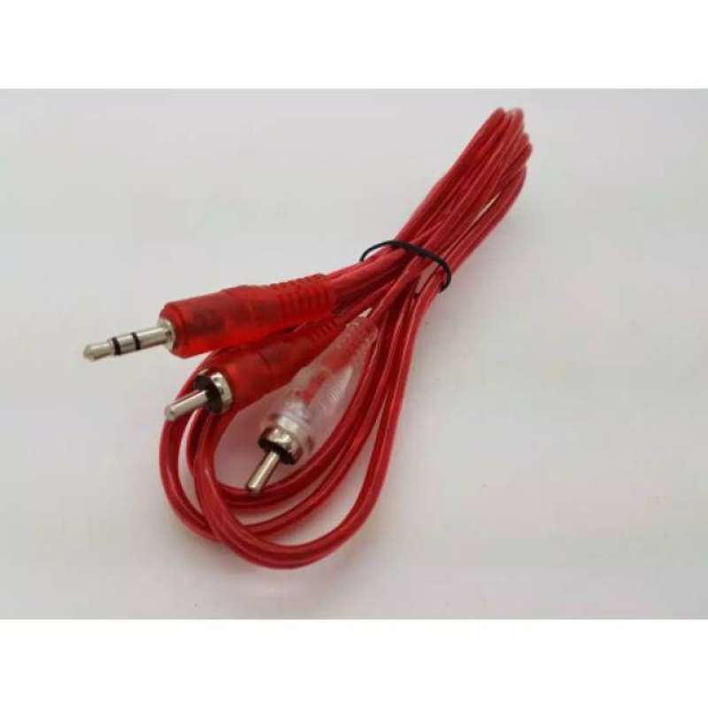 Promo KABEL RCA 1.5 METER KABEL AUDIO 2-1 JACK AUDIO 2 IN 1 PANJANG 1.5 ...