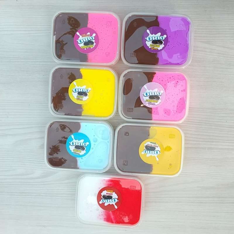 Jual Alya Slime Oreo/7 Varian/slime Oreo Supreme/slime Jiggly/slime ...