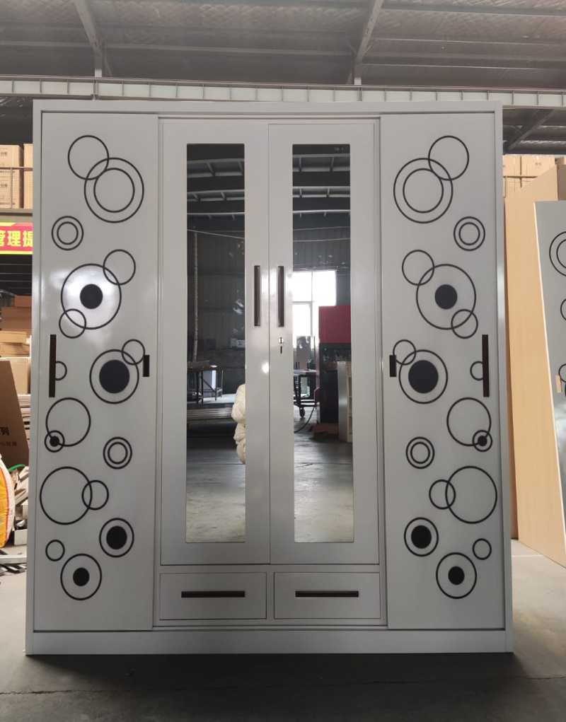 Promo Lemari Pakaian Besi / Lemari Baju / Wardrobe 4 Pintu W16ss02 ...