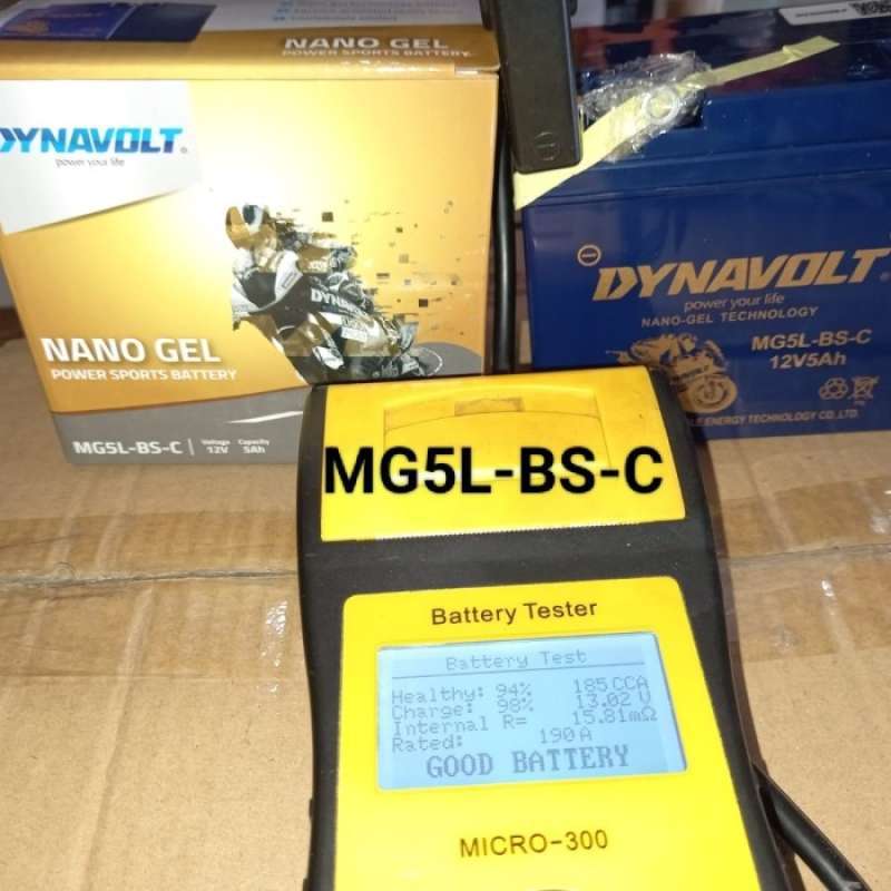 Jual Aki Motor Honda Vario Pcx 125/150/160 Adv 150 Dynavolt Mg5l-bs-c 5ah Di Seller Alice ...