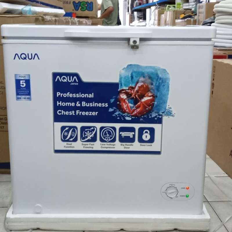 Promo Aqua Freezer Box Aqf160W (160 Ltr) Diskon 4% di Seller RTT ...