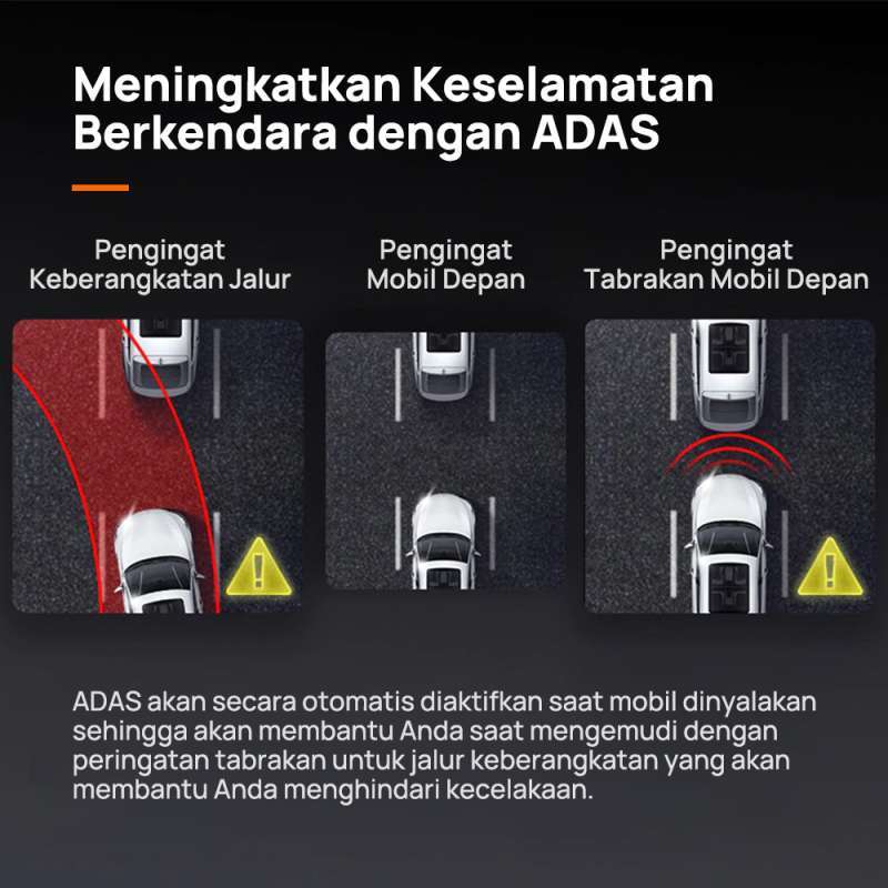 Promo 70mai Dash Cam Pro Plus A500s Set 1944p Gps Adas(front +rear ...