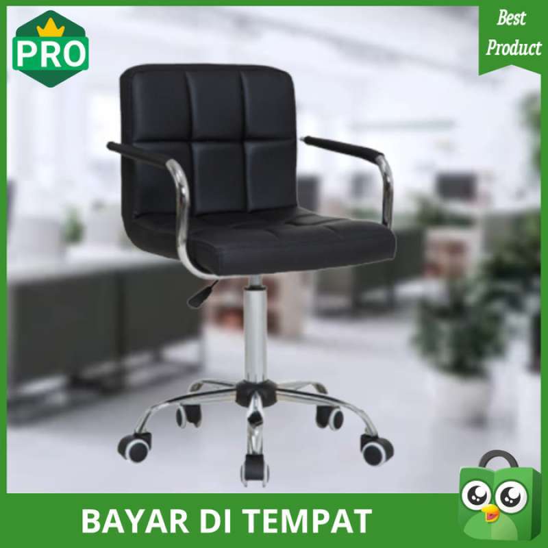 Promo Kursi Kantor Roda Hidrolik Kursi Kerja Chair Office - Hitam 1 Pcs ...