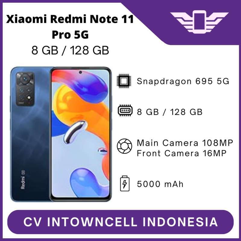 Jual Xiaomi Redmi Note 11 Pro 5G 8/128GB (RAM 8GB ROM 128GB) GARANSI ...