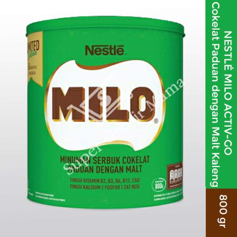 Jual MILO ACTIV-GO Minuman Serbuk Cokelat Paduan dengan Malt Kaleng 800 ... Jual MILO ACTIV-GO Minuman Serbuk Cokelat Paduan dengan Malt Kaleng 800 ...